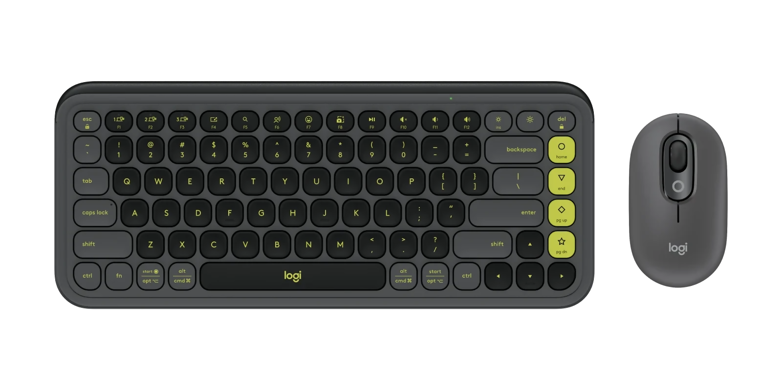 Logitech Pop Icon Combo Graphite- Esp- Lat – AeroMall - Centro ...